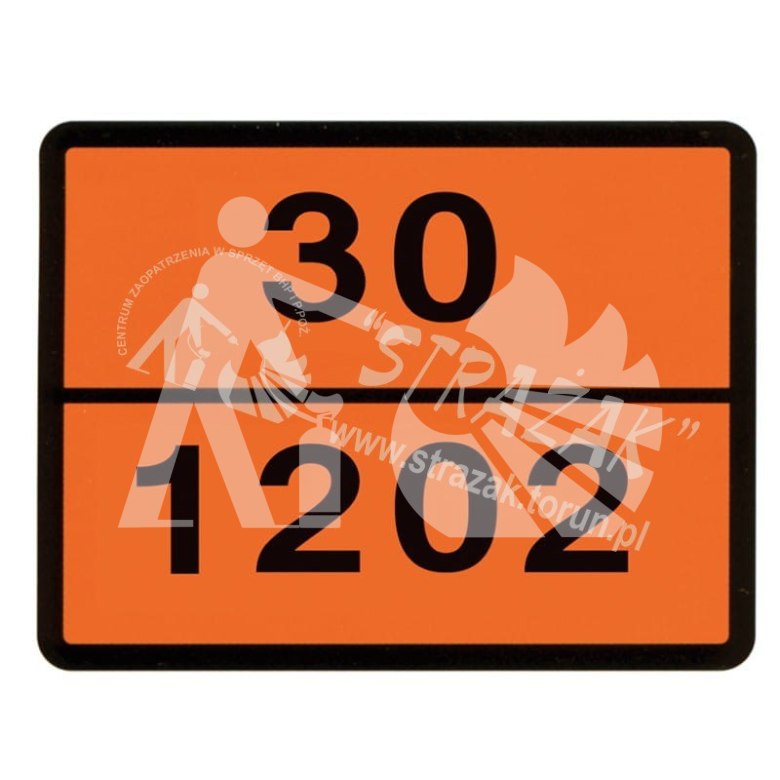 Tablica ADR 30/1202 (30x40) | Strażak